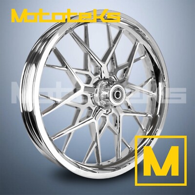23" 23X3.5 RAZOR MAG WHEEL CHROME FOR HARLEY SOFTAIL DYNA FRONT PRODIGY ...