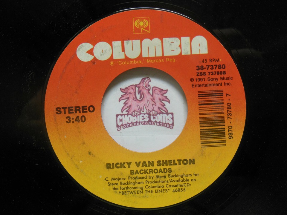 Ricky Van Shelton: I AM A SIMPLE MAN / BACKROADS, 45 RPM VG (L7) | eBay