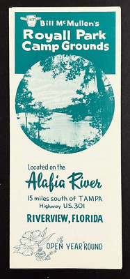 1960s Bill McMullen Royall Park Camp Grounds Alafia River FL VTG Travel ...