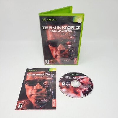Terminator 3 Rise Of The Machines Original Xbox Game Complete Tested ...