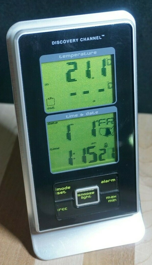 Rare DISCOVERY CHANNEL TX2500 Weathertech Indoor/Outdoor Weather ...