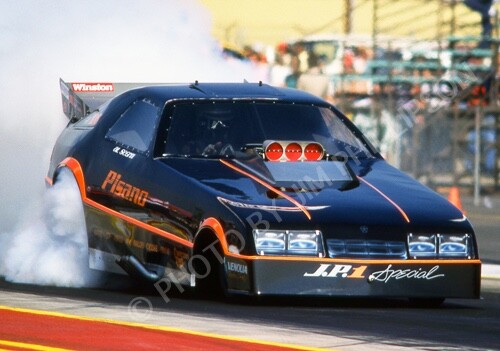 FUNNY CAR PHOTO NHRA DRAG RACING JOE PISANO'S 1985 FUNNY CAR AT POMONA ...