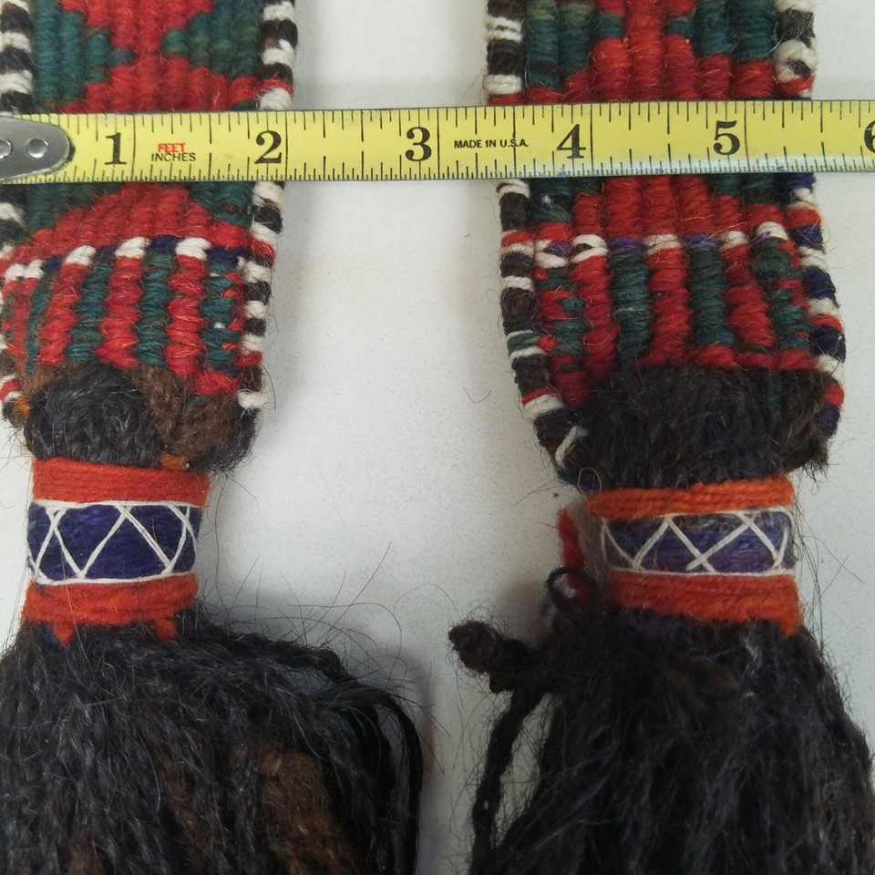 Rare Vintage Woven / Handmade Horsehair -Ceremonial Garters - Native ...