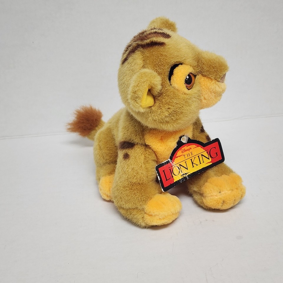 RARE Vintage Disney Store The Lion King - Sitting Simba Cub Plush w ...