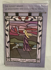 The Sunset Maker Stained Glass Quilt Pattern Jan Donaldson 1984 UNCUT ...