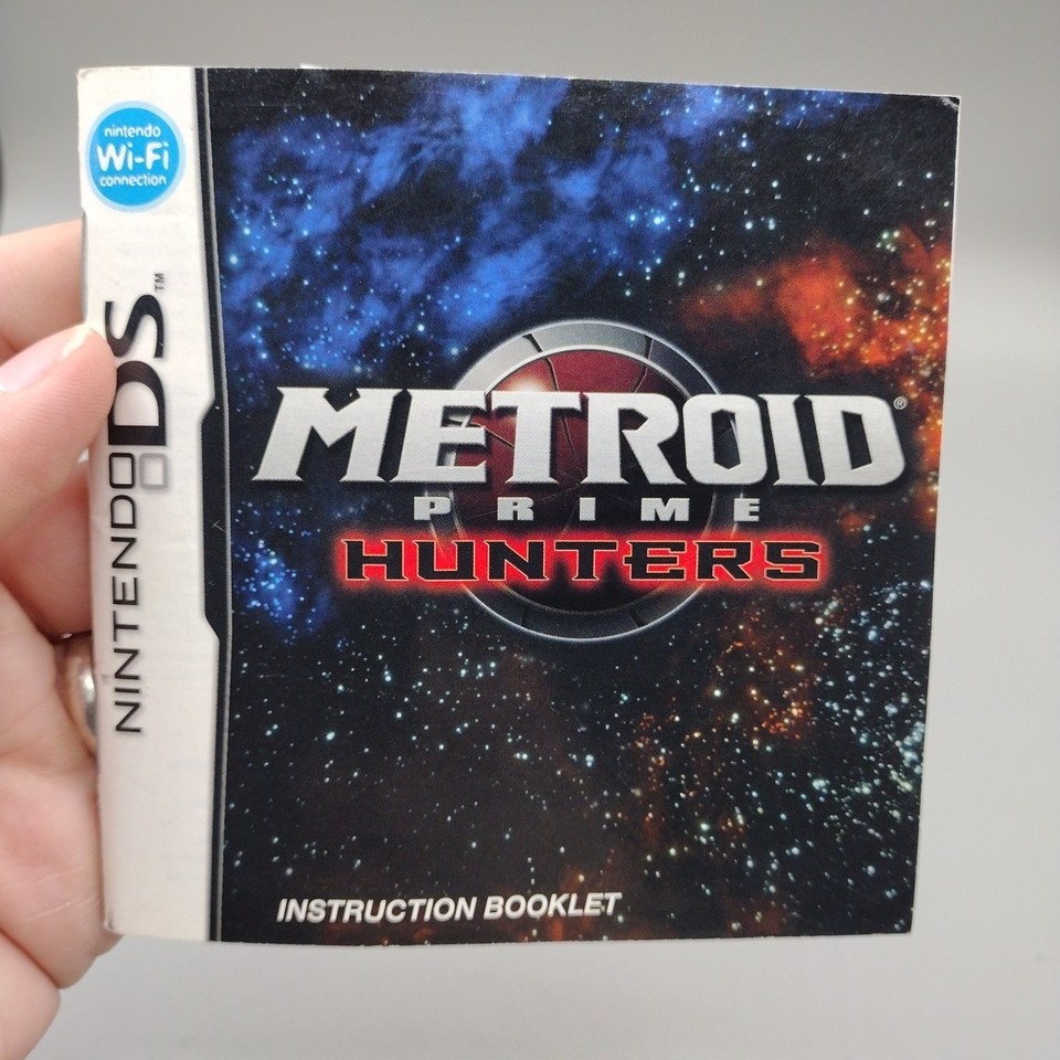 Metroid Prime: Hunters Nintendo DS Replacement Manual Instruction ...