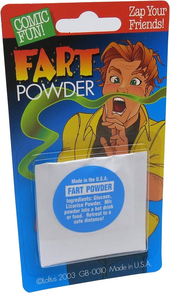 4 Fart Powder - Joke Gag Stink Prank - Give Them Gas Slip in Drink or ...