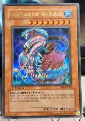Yugioh Ocean Dragon Lord - Neo-Daedalus SD4-EN001 Ultra +BONUS | eBay