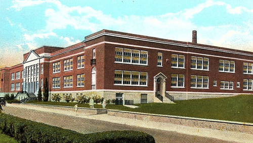 1920s BRIDGEPORT CONNECTICUT WARREN HARDING HIGH SCHOOL UNPOSTED ...
