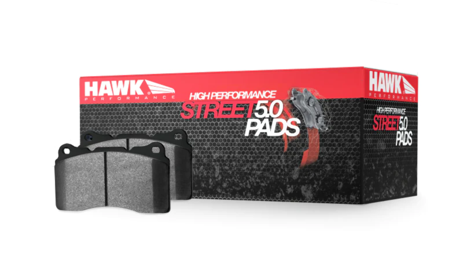 Hawk Performance HB263B.650 Disc Brake Pad Set FITShawk 1987 1993 ford ...