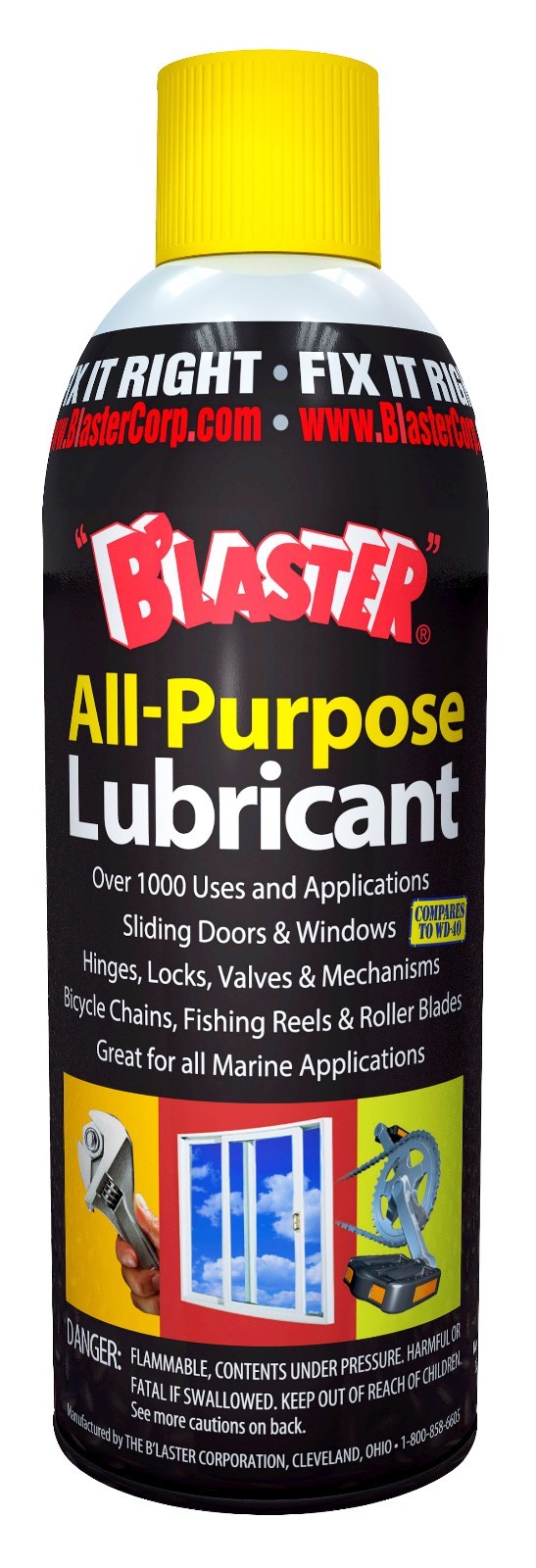 BLASTER All Purpose LUBRICANT 8 oz Aerosol spraY pEnETRaTiNg Oil B ...