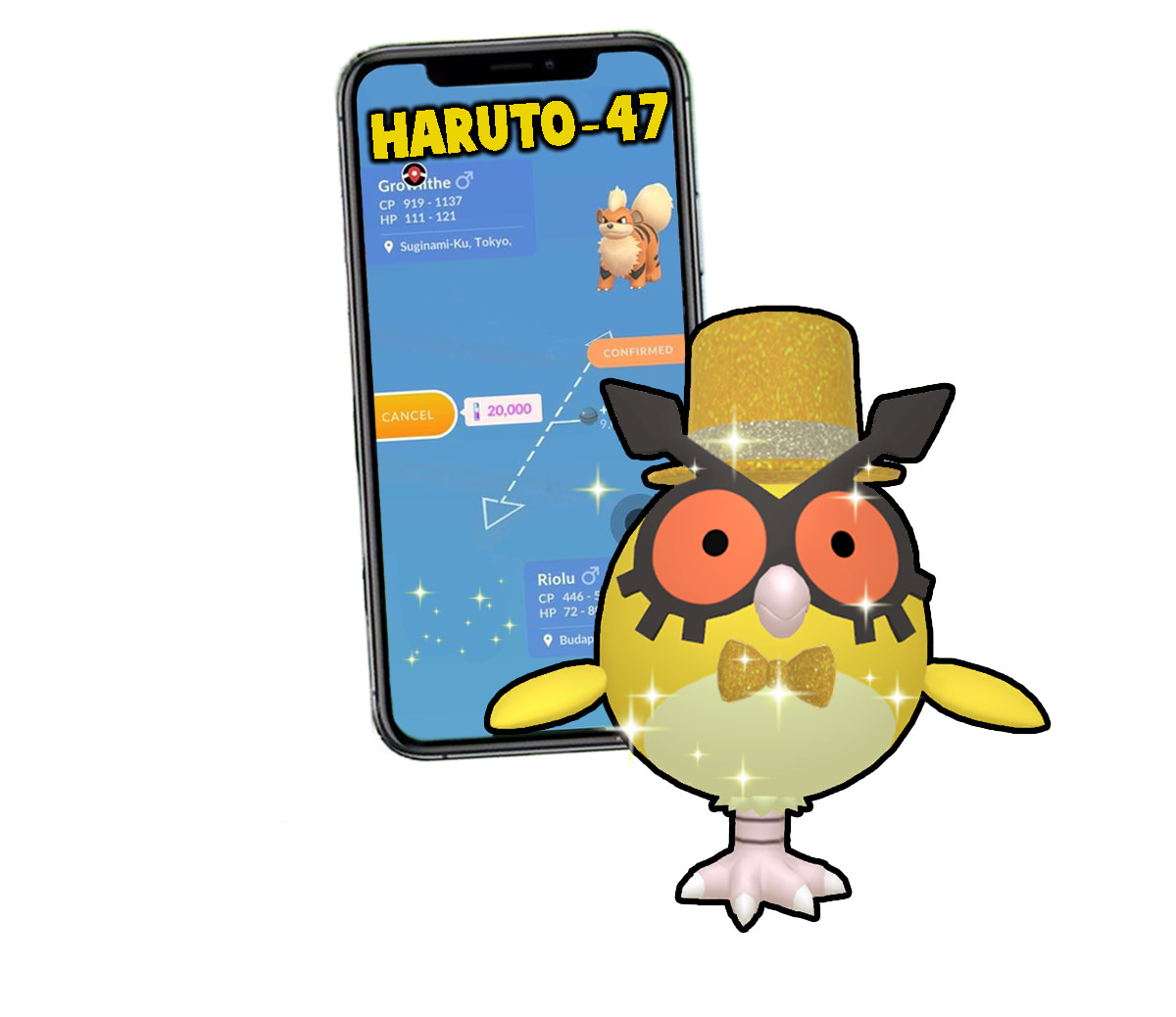 Pokemon Shiny Hoothoot New Year Trade Registered or Ultrafriends | eBay