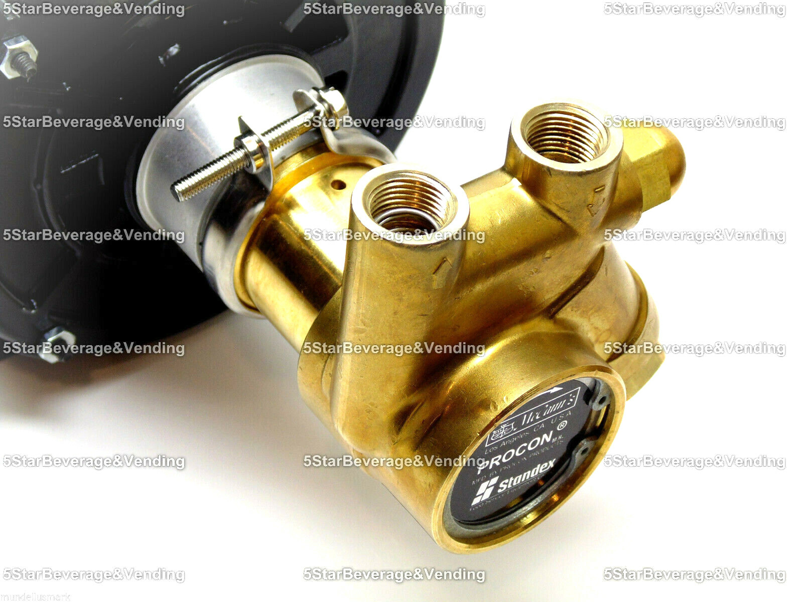 PROCON PUMP KIT WITH MOTOR BRASS ROTARY VANE PUMP 115 VAC MTR 1/3HP ...