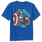 Marvel Captain America Boys T-Shirt Top Size L-10-12 NWT | eBay