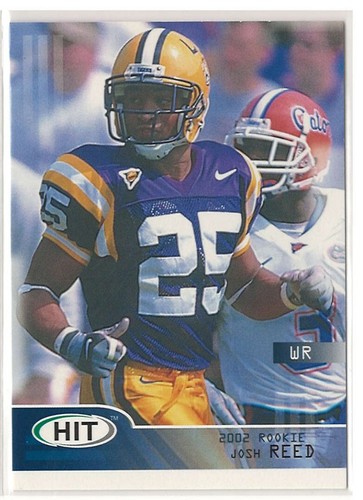 2002 SAGE HIT Football #25 Josh Reed LSU Tigers Buffalo Bills | eBay