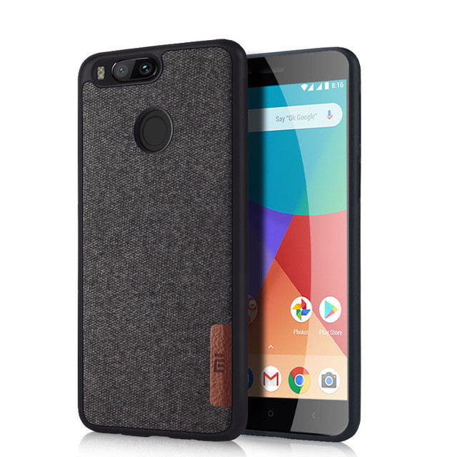 Shockproof Soft TPU+Flannel Leather Skin Back Cover Case For Xiaomi Mi ...