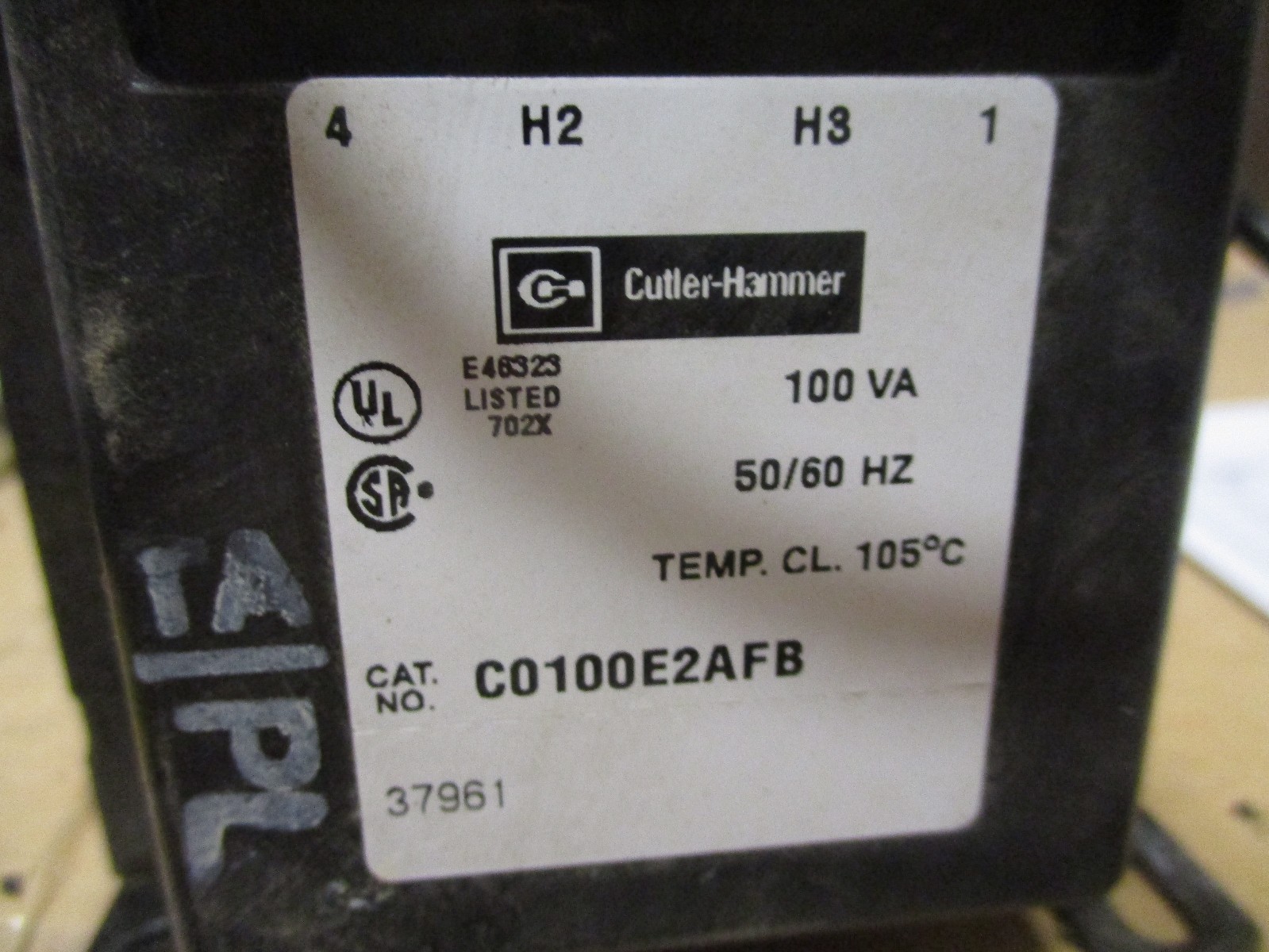 CUTLER HAMMER C0100E2AFB, .100 KVA, 1PH, 230/460 X 120V, CNTRL ...