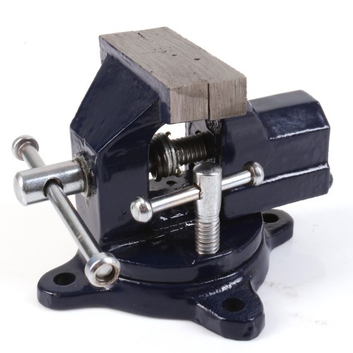 REVOLVING SMALL VICE 50mm Swivel Table Top Bench Rotating Base Flat ...