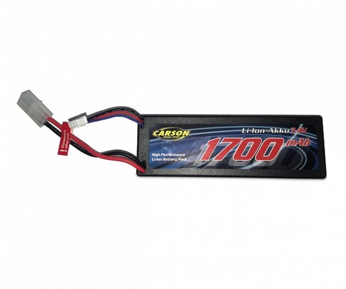 Carson 7.4V/1700mAh LiIon Race Battery HC TAM 4005299681394 | eBay UK