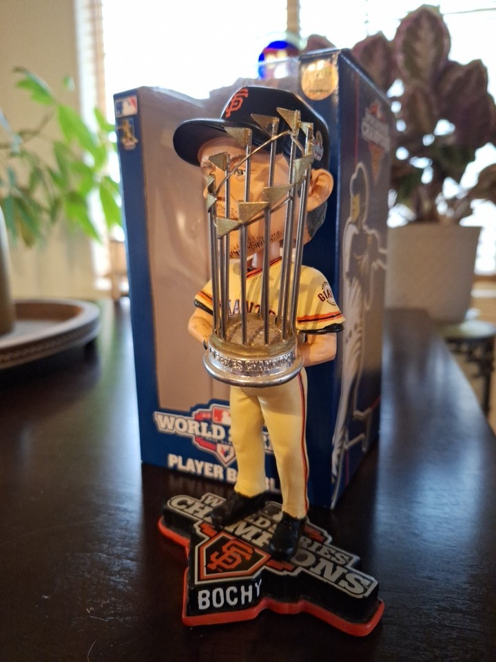 BRUCE BOCHY San Francisco Giants Coach Bobblehead 2012 WS Champs Trophy ...