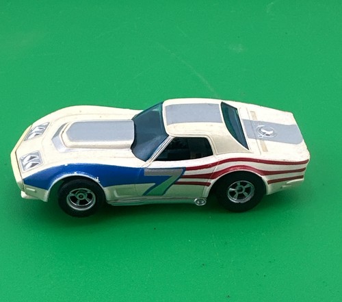 AFX Aurora #7 Red White & Blue Chevrolet Corvette HO Slot Car | eBay