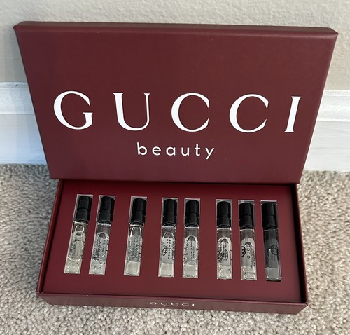 Gucci 8 Piece Fragrance Sampling Gift Set, New In Box | eBay