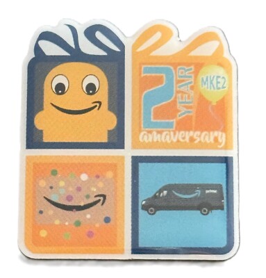 Anniversary Amazon Peccy Employee Pin | eBay