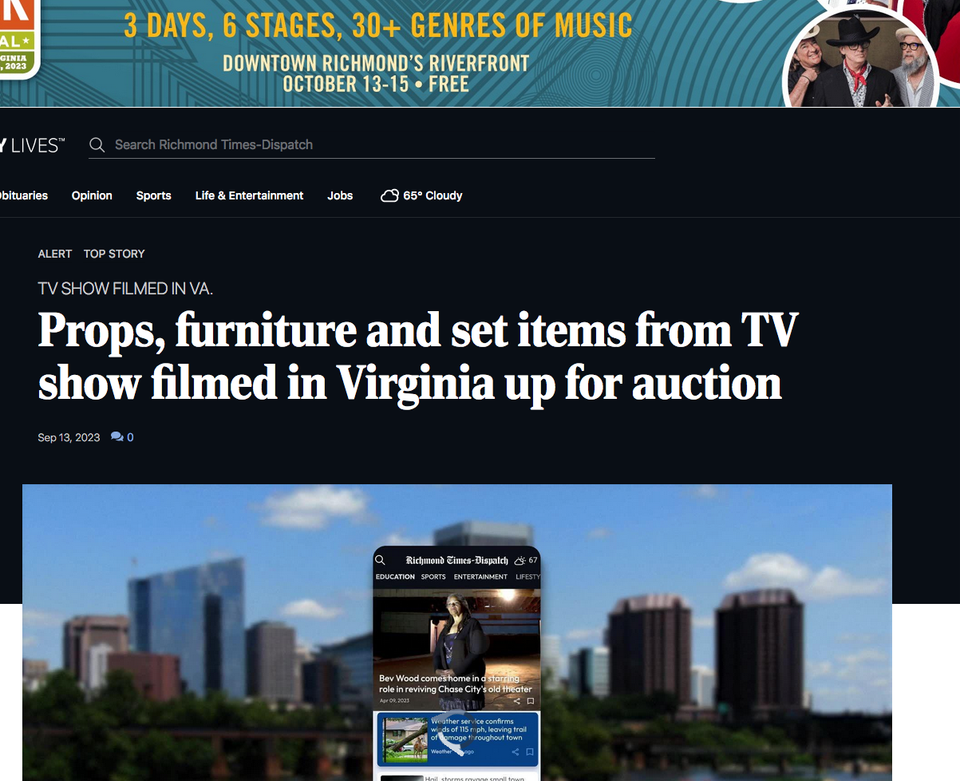 Swagger Apple TV Show Cedar Cove Prep Mustangs Prop Worn L/S T-Shirt ...