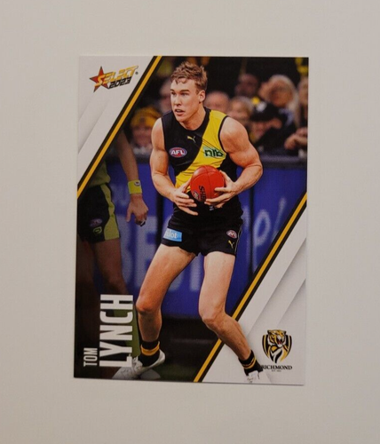 2023 AFL SELECT FOOTY STARS BASE CARD RICHMOND TIGERS TOM LYNCH - RARE ...