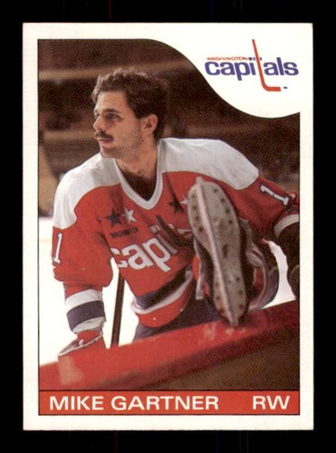 1985-86 Topps #46 Mike Gartner NM/NM+ Capitals 539390 | eBay
