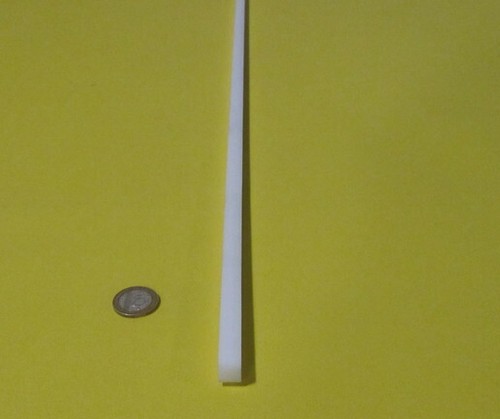 Delrin Acetal Square Bar 3/8" (.375") Thick x 3/8" (.375") Wide x 48 ...