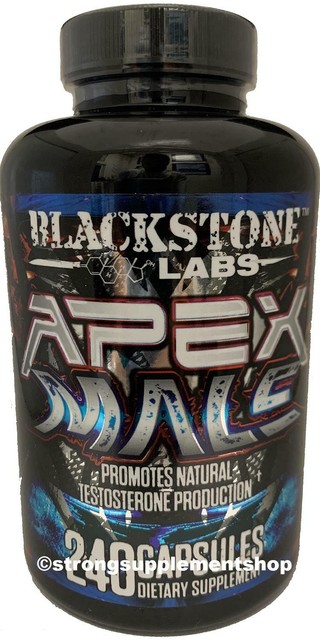Blackstone Labs Apex Male Natural Testosterone Booster Capsules - 240 ...