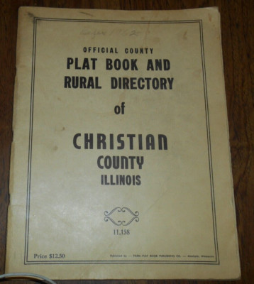 IL, IN, MI, OH, WI - Plat Book With County Map