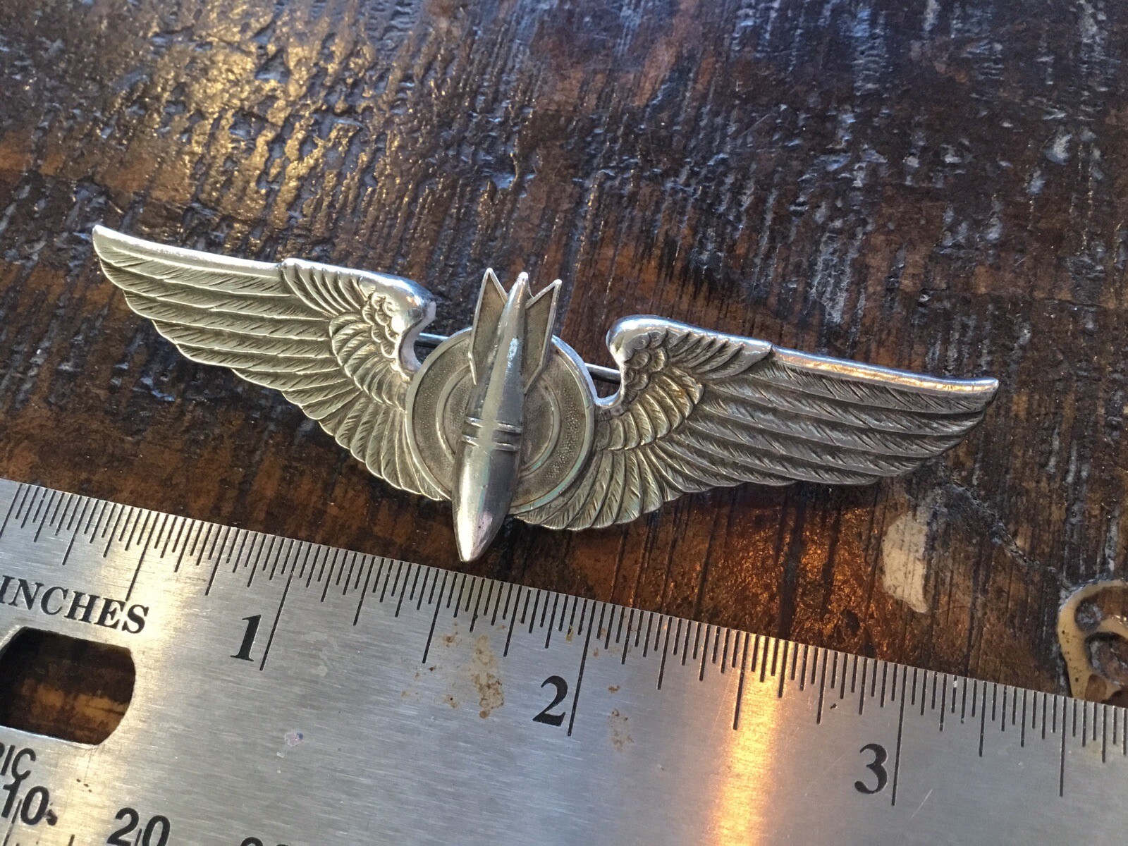 ORIGINAL WWII RARE USAAF STERLING LUXENBERG BOMBARDIER WINGS,3 ...