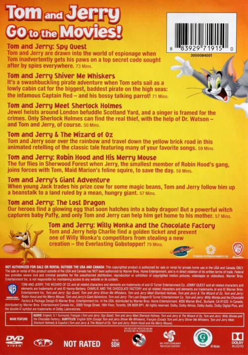 BEST OF TOM AND JERRY MOVIES 883929719150| eBay