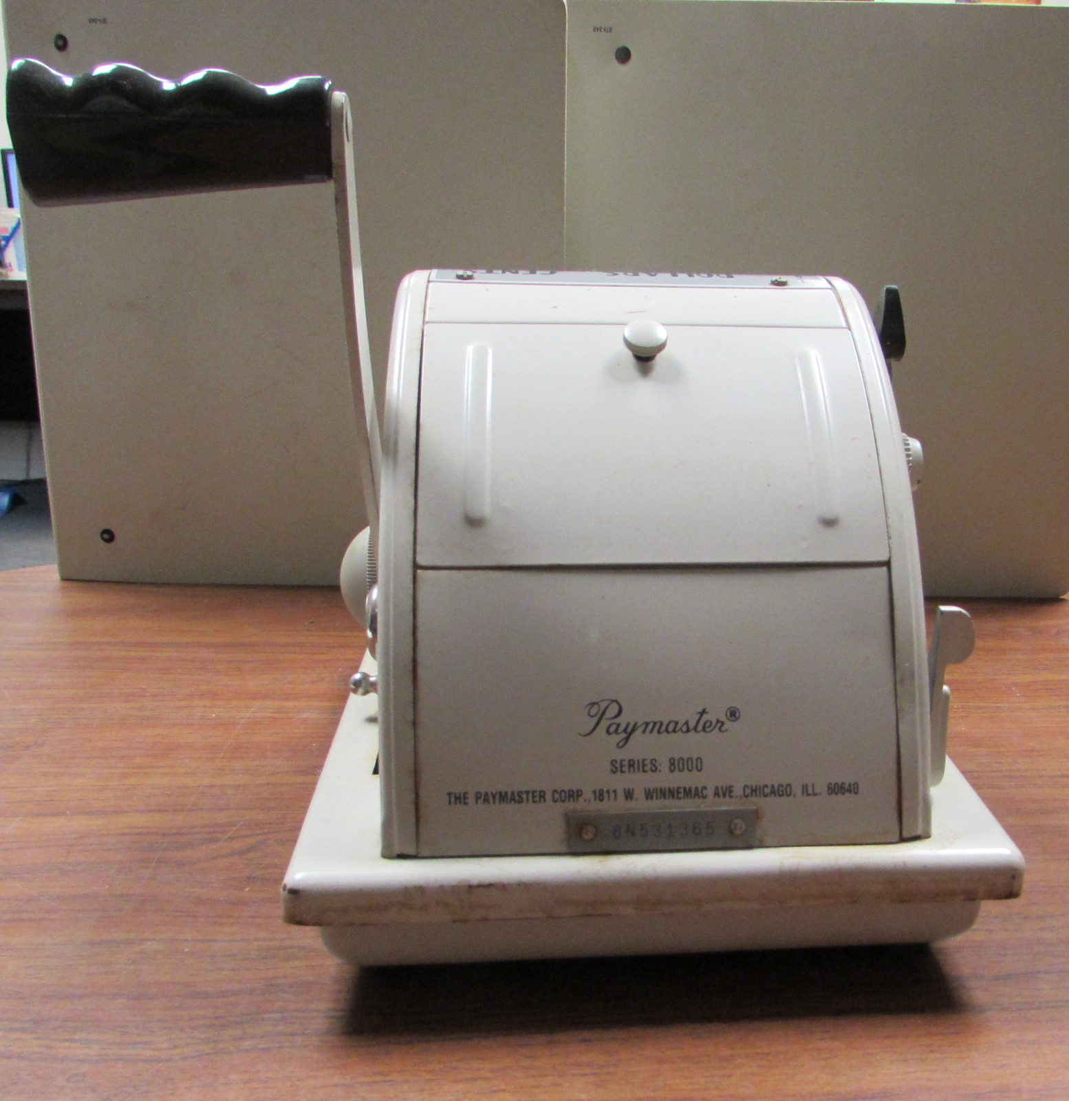 Paymaster 8000 Series Ribbon Writer Buff color | eBay