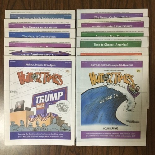 Humor Times Magazine Lot of 12 Mar 2024 - Feb 2025 Issue # 383 - 394 | eBay
