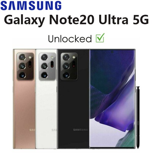 New Samsung Galaxy Note20 Ultra 5G N986U 128GB Unlocked Smartphone 6.9 ...
