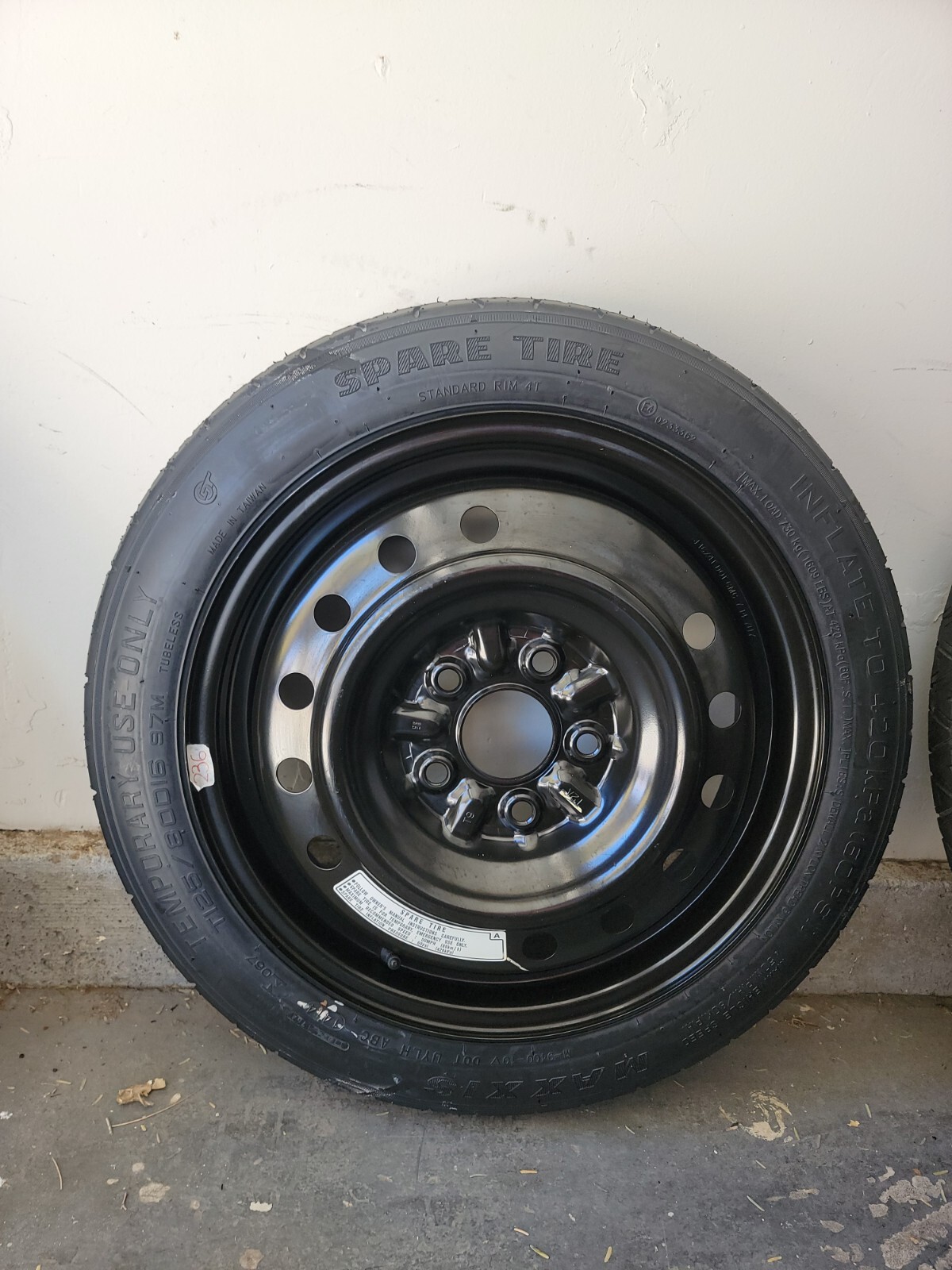 NEW T125/80D16 97M Temporary Emergency Spare Tire OEM GENUINE | eBay