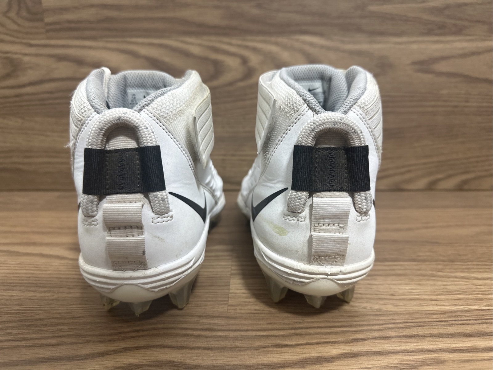 Nike Force Savage Pro 2 Mid Football Cleats White Bla… - Gem