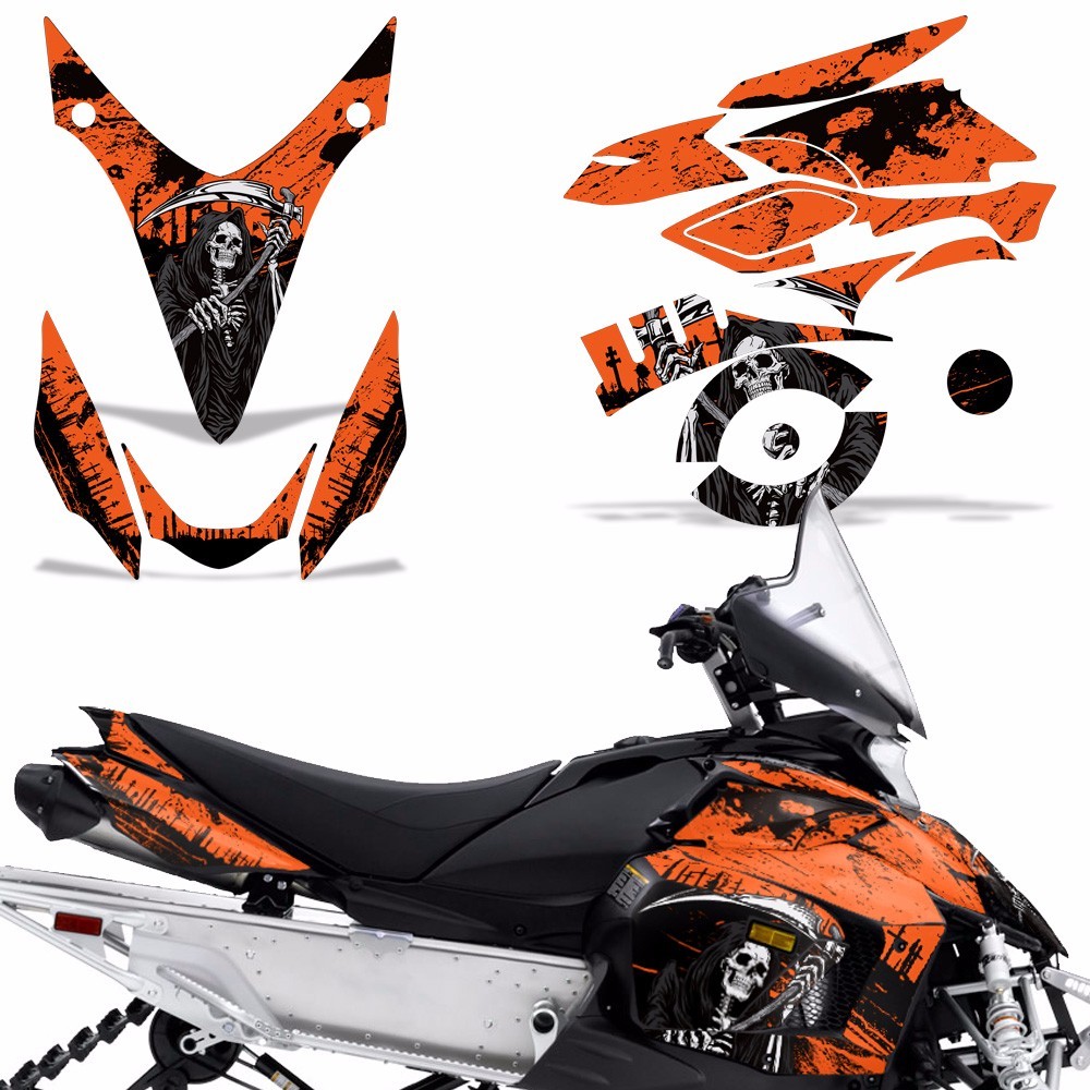 Sled Graphic Stickers Decals For Yamaha Phazer RTX GT 2007-2016 REAPER2 ...