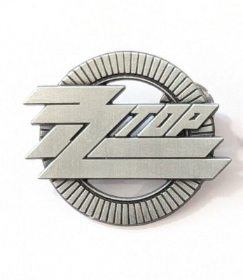 ZZ TOP - LOGO Hat Pin Heavy metal Rock Band Enamel Lapel Metal Badge ...
