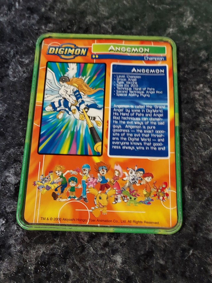 Angemon - Digimon Metal Card Taco Bell Promo 2000 | eBay