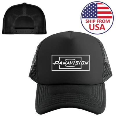 Panavision Cameras and Lenses Logo Black Adjustable Trucker Hat | eBay