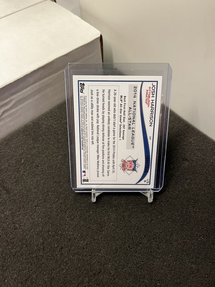 Josh Harrison Gold 2014 Topps Update card US8 Pittsburgh Pirates 1855/ ...