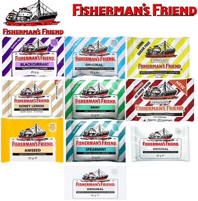Fisherman's Friend Lozenges All Flavors - Choose Your Type & Pack | eBay UK
