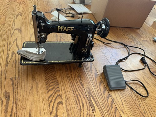 Totally Restored PFAFF 30 Sewing Machine. New Foot Pedal. Canvas Jeans ...
