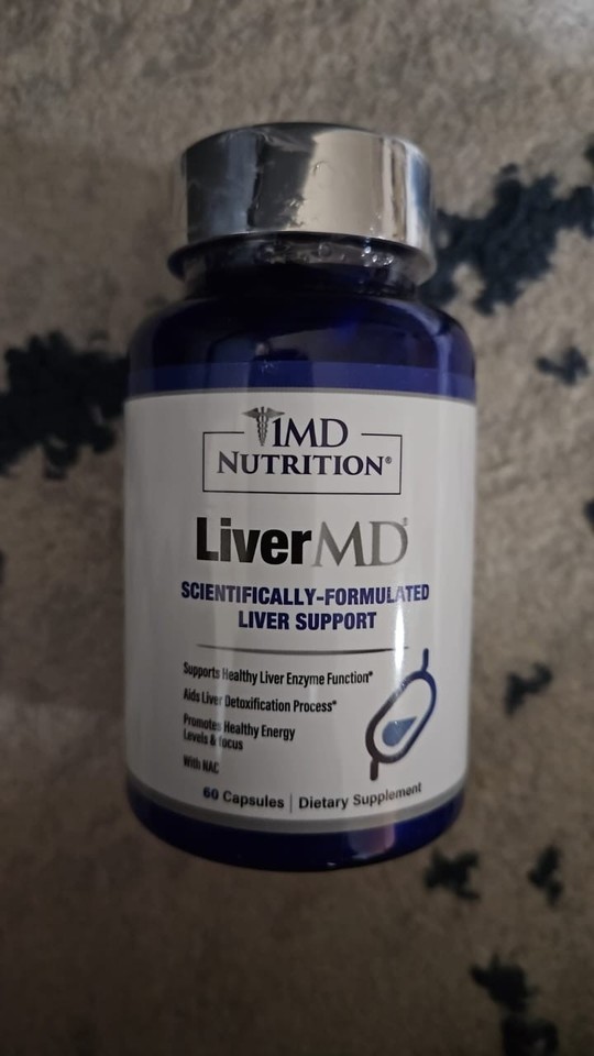 1MD Nutrition LiverMD - Liver Support Supplement |Siliphos Milk Thistle ...