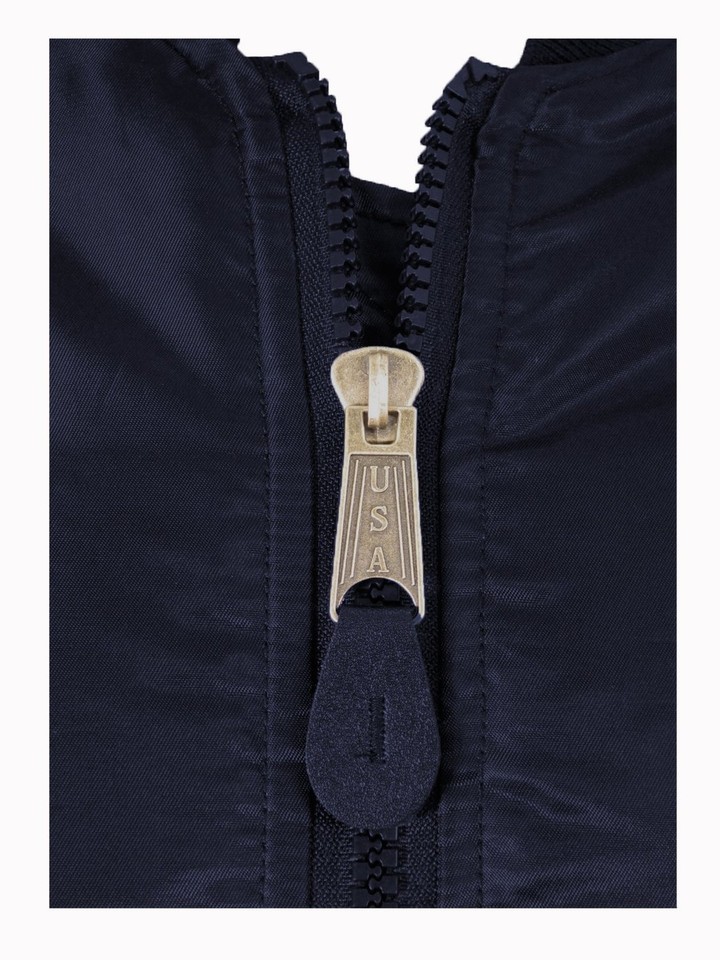 NEW MEN'S REVERSIBLE FLIGHT BOMBER JACKET, NAVY BLUE, SIZES S-XL | eBay