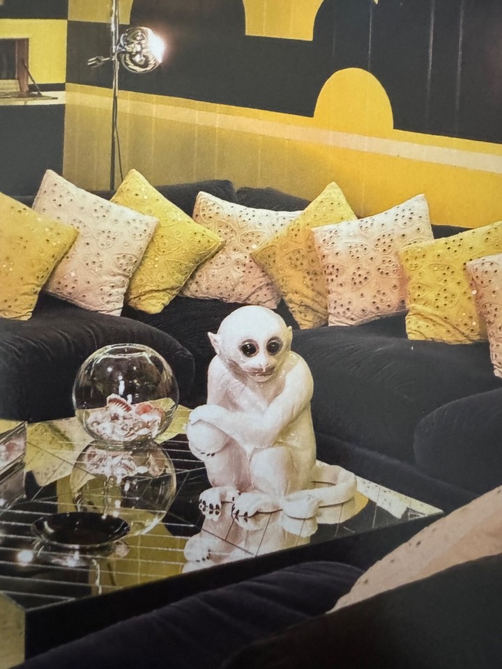 PORCELAIN CERAMIC WHITE CAPUCHIN MONKEY — As seen at Elvis Presley's ...